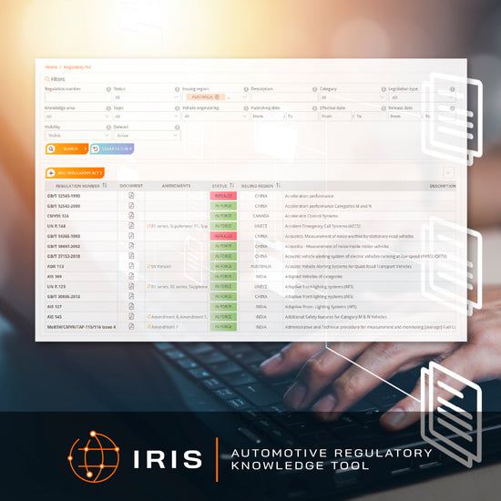 IDIADA’S Automotive Regulatory Knowledge Tool (IRIS) | IDIADA